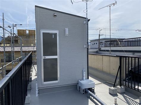 北区のマンション塔屋 京都の辻建材