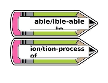 Suffix Anchor Chart By This Babe SLP Teachers Pay Teachers