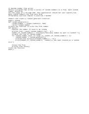 7 Random Number File Writer Py 7 Random Number File Writer Write A