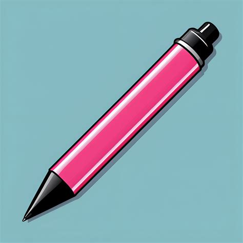Cartoon Pink Pencil Drawing Free Download Ai Scribbles