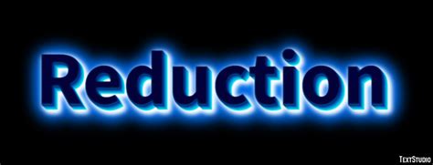 Reduction Text Effect And Logo Design Word