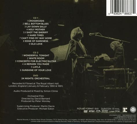 Eric Clapton: 24 Nights: Orchestral (2 CDs und 1 DVD) – jpc.de