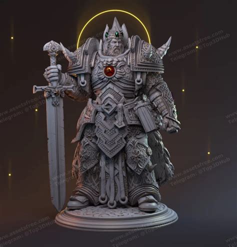 Uther Pendragon 3d Print Model Download Free