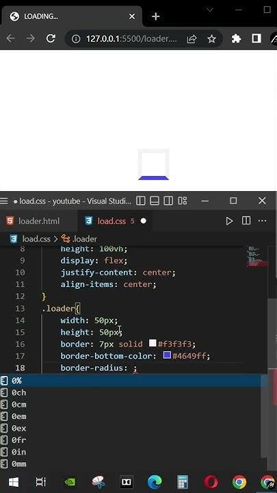 simple loading animation css shorts youtube
