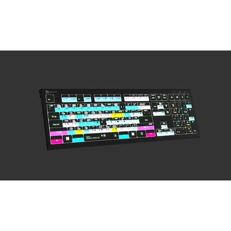 Clavier Bmd Davinci Resolve Logickeyboard Pc Astra 2 Backlit Keyboard