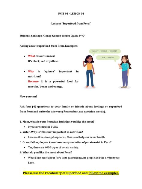 Week 6 Worksheet Unit 04 Lesson 04 3ro Pdf