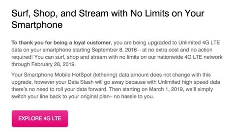 T Mobile Is Randomly Giving Customers Unlimited Data For 2 Years Phandroid