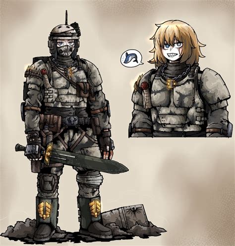 Astra Militarum Warhammer 40k Drawn By Octosoup Danbooru