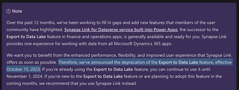 Navigating The Deprecation Of Export To Data Lake In D365 Fando