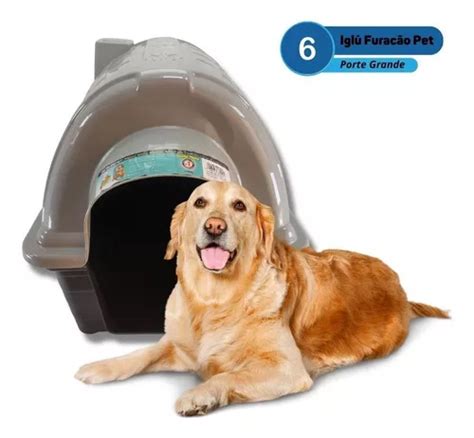 Casinha Pet Raças Médias E Grandes N Iglu Cachorro Cor Rosa Desenho Iglu N à venda em