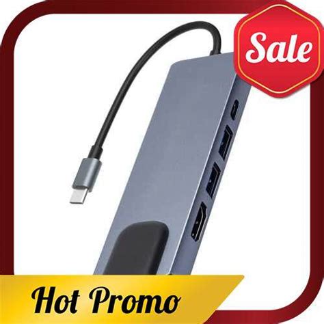 Multiport Hub Type C Hub K HD Display USB And Type C Data Adapter Card Reader Compatible