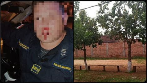 30 Personas Golpean Brutalmente A Policías Que Estaban Protegiendo A