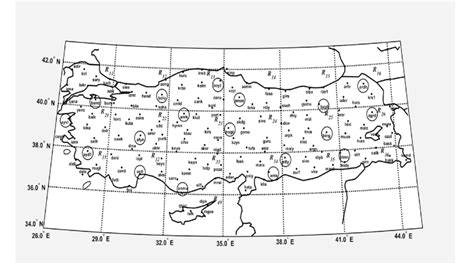 Tnpgn Active Stations Grouped Into 18 Subregions Which Are 2° By 3° Download Scientific Diagram