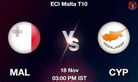 Mal Vs Cyp Dream11 Prediction Team Live Cricket 18 Nov 2023 0300 Pm