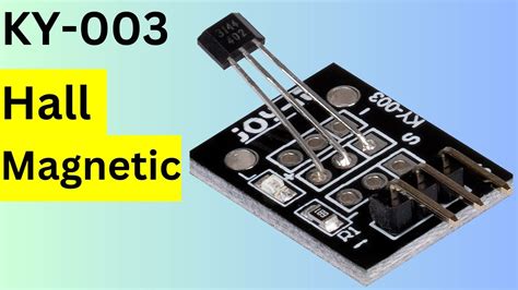 ky 003 hall magnetic sensor 37 in 1 sensor kit for arduino explained youtube