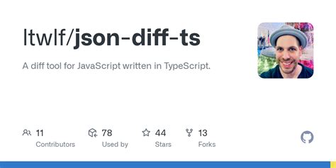 GitHub Ltwlf Json Diff Ts A Diff Tool For JavaScript Written In