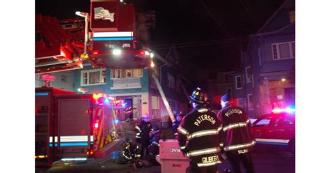 Paterson Fire Department Responds To House Fire Rescue Residents From