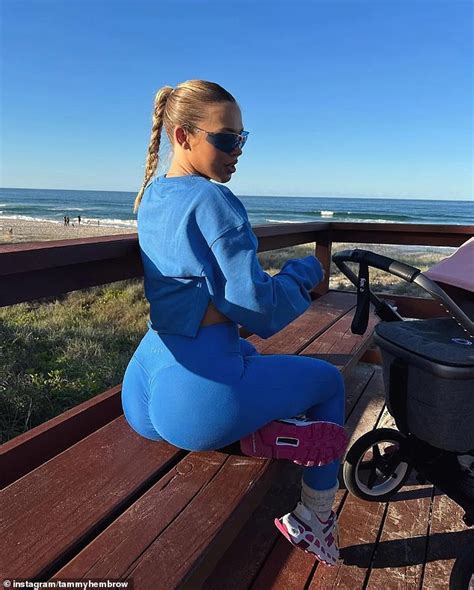 Tammy Hembrow Shows Off Her Figure In A Bikini After Celeste Barber
