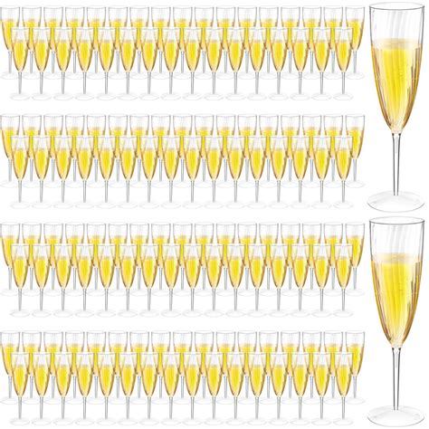 Gerrii Disposable Plastic Champagne Flute Plastic Champagne Flutes
