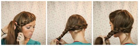 The Freckled Fox Hair Tutorial The Double Crown Braid