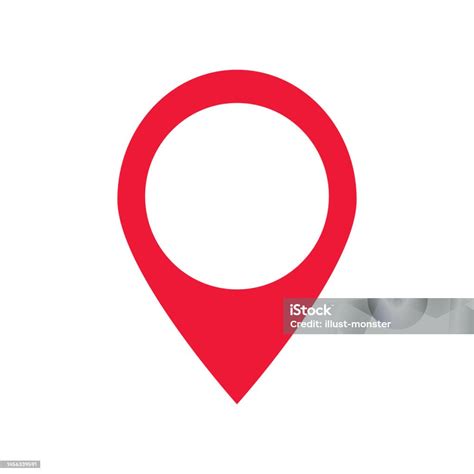 Épingle De Carte Rouge Icône Demplacement Vecteur Vecteurs Libres De