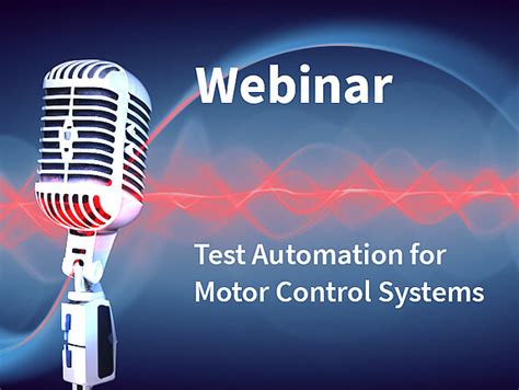 Save The Date Test Automation For Motor Control Systems Hitex GmbH