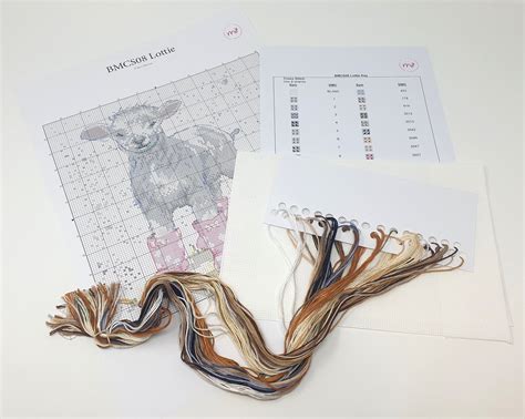 Bree Merryn Counted Cross Stitch Kit Lottie The Lamb Readicut