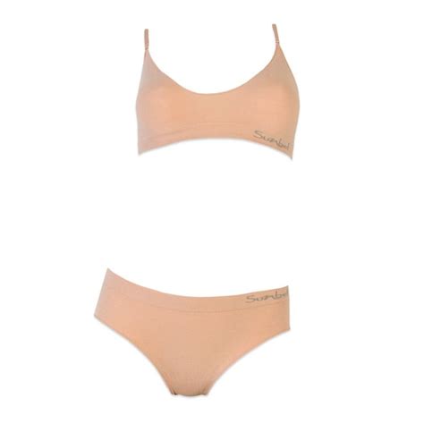 Conjunto Interior De Niña Top Y Braga Sunbel Secretwear