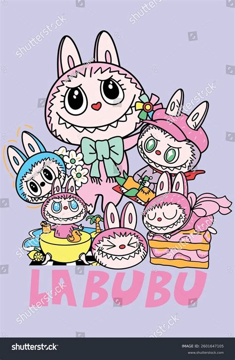 Labubu Cartoon Over 182 Royalty Free Licensable Stock Illustrations