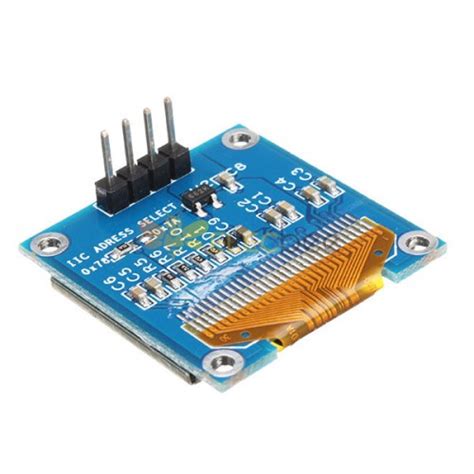 Inch Pin Blue Yellow Iic I C Oled Display With Screen Protection