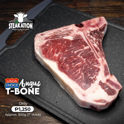 Usda Choice Angus T Bone Steakation Ph
