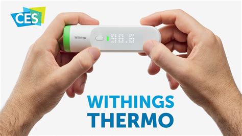 Withings Thermo - умный градусник - YouTube