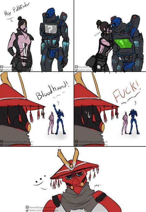 Pin By Elited On Apex Legends Bloodhound Funny Art Apex Legend