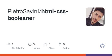 Github Pietrosavini Html Css Booleaner