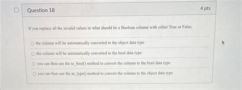 Solved If You Replace All The Invalid Values In What Should Chegg Com