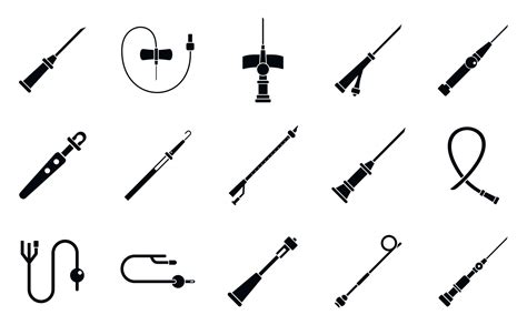 Catheter Icons Set Simple Style 8799294 Vector Art At Vecteezy