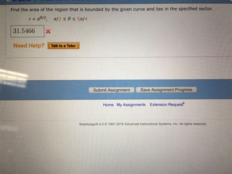 Solved Find The Area Of The Region That Is Bounded By The