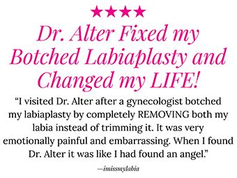 Botched Labiaplasty