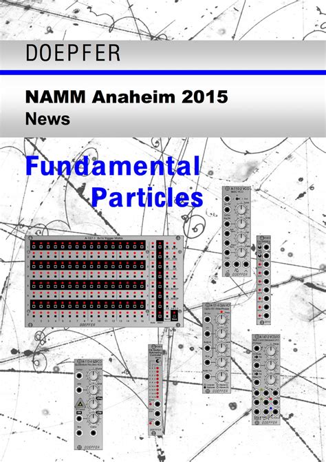 Matrixsynth Doepfer Namm News 2015 New Starter System And New Modules