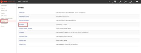 Updating Symbio 800 Firmware From The Symbio Web User Interface Without
