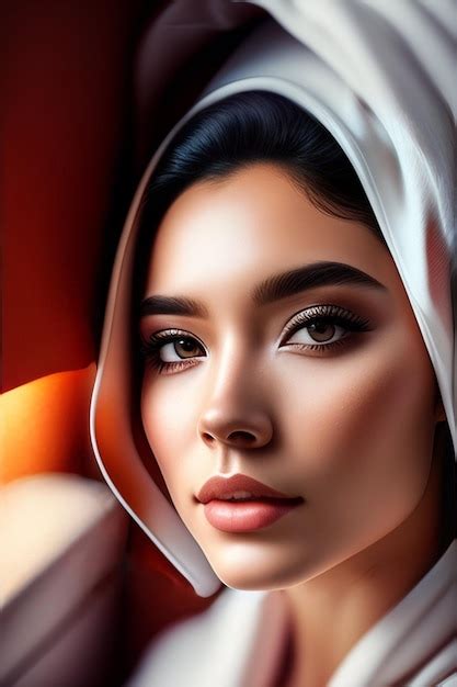 Premium Ai Image A Beautiful Girl On Deep Focus Generated Ai