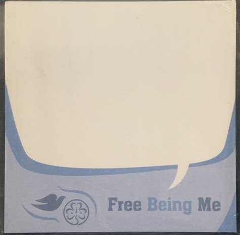 Free Being Me Notepad Girl Guiding Supplies Singapore Girl Guide