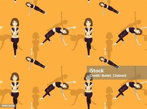 มังงะโยคะสาวนกอินทรีก่อให้เกิดพื้นหลังวอลล์เปเปอร์ไม่มีรอยต่อ ภาพประกอบ