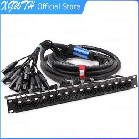 Jual Rack Patch Panel 16 Way 3 Pole XLR Female Chassis Connnector 1U Jakarta Barat Be One