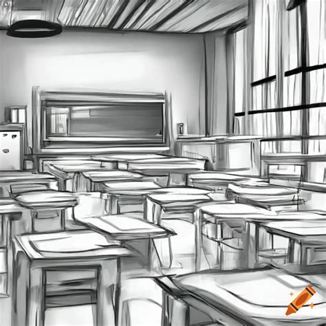 Anime School Classroom