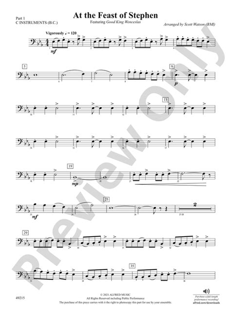 at the feast of stephen part 1 c instruments b c part 1 c instruments b c part