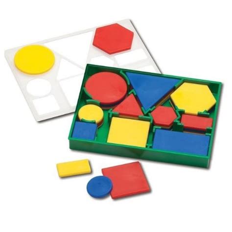 Edx Toys Edx Education Deluxe Attribute Blocks Manipulative