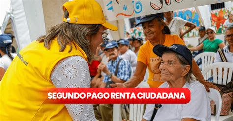 Segundo pago Renta Ciudadana Colombia cómo cobrar montos y fechas de