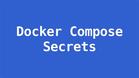 Dotenvx Vs Docker Compose Secrets Avoiding False Security Dotenvx