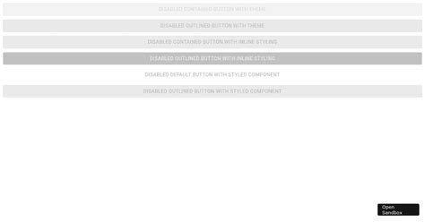 Mui Disabled Button Colors Codesandbox